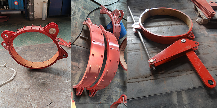 Marine anchor windlass brake