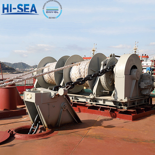 What is a combined anchor windlass?