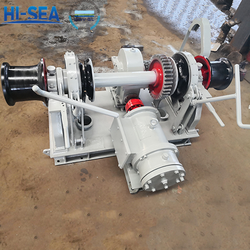 What are the operation methods for the anchor windlass brake /clutch?