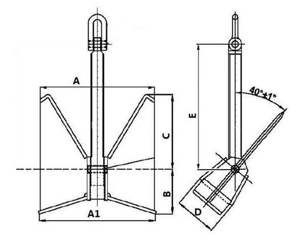 Type TW Pool Anchor - Products - Hi-Sea Marine