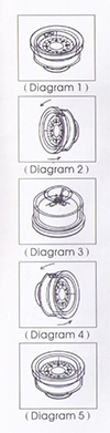 Plastic Magnetic Compass