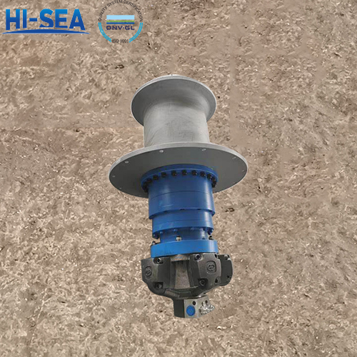 What is a marine hydraulic capstan?