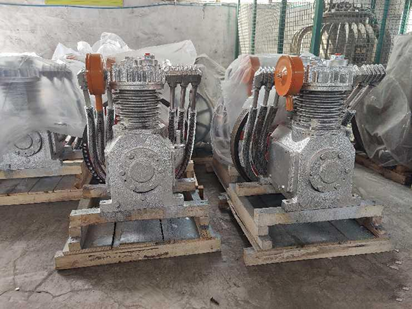 Where does the water come from in a marine air compressor