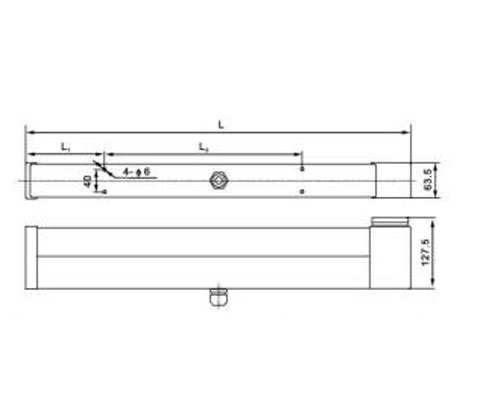 Fluorescent Mirror Light