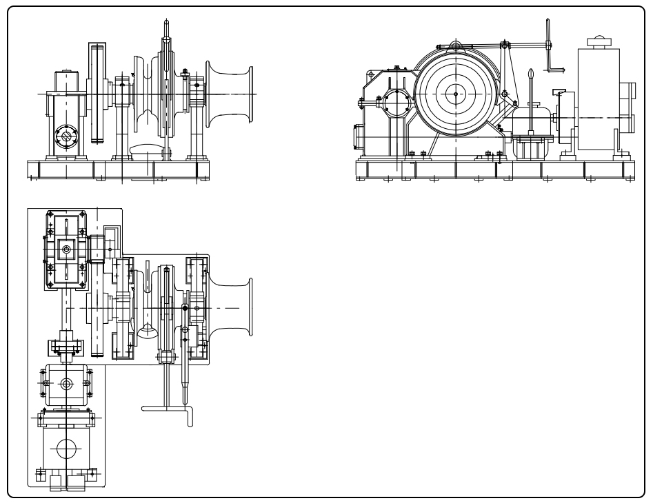 Marine Diesel Engine Windlass