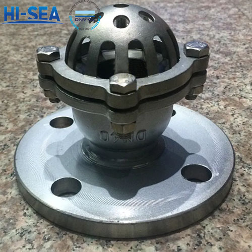 How do we properly install a foot valve?