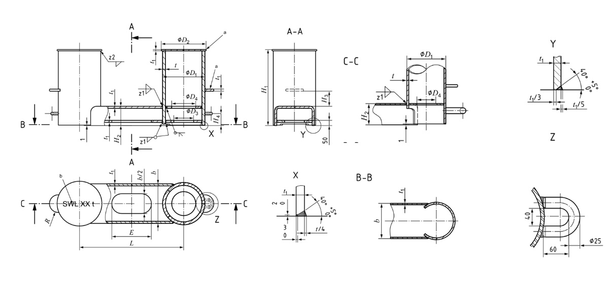 ISO 13795-2012 Welded Double Bollard