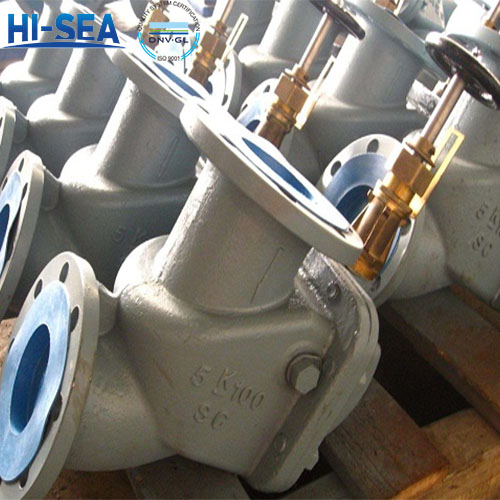 Marine Angle Type Cast Steel Storm Valve
