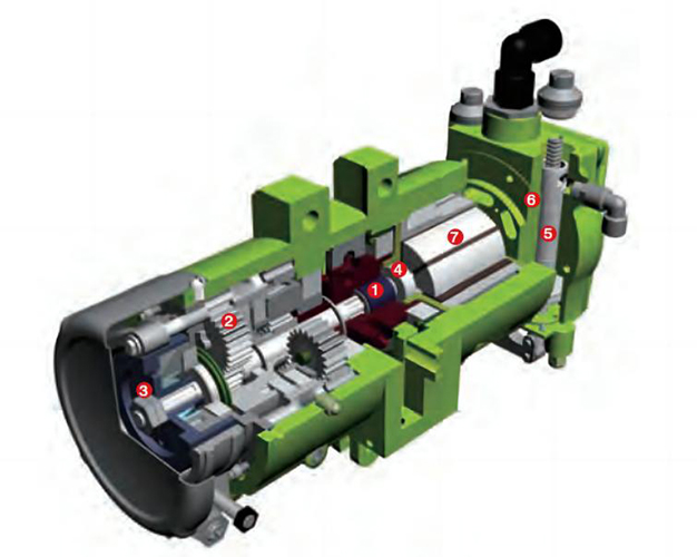 Pneumatic hoist structure and function