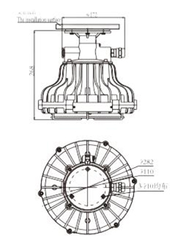 Ex-proof Platform Flood Light