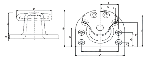 T Head Dock Bollard