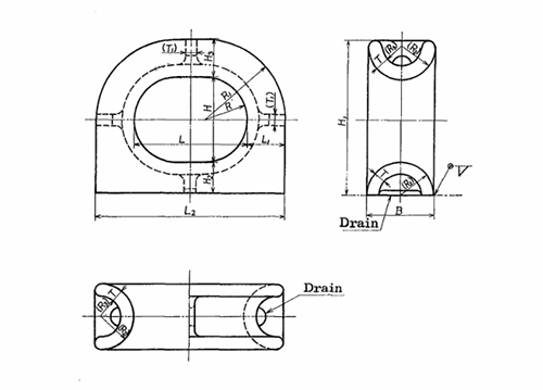 JIS F2005-1975 Closed Chock