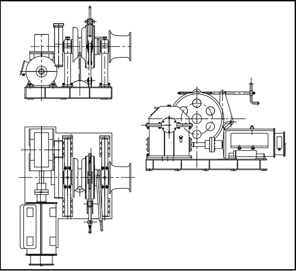 Electric Single Gypsy Anchor Windlass