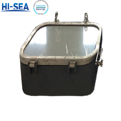 Marine A60 Fireproof & High Soundproof Rectangular Window