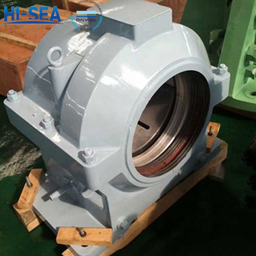 Sliding intermediate shaft bearing of marine shafting