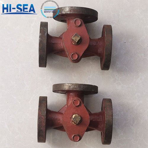 Marine Flange Cast Iron Packing Cock