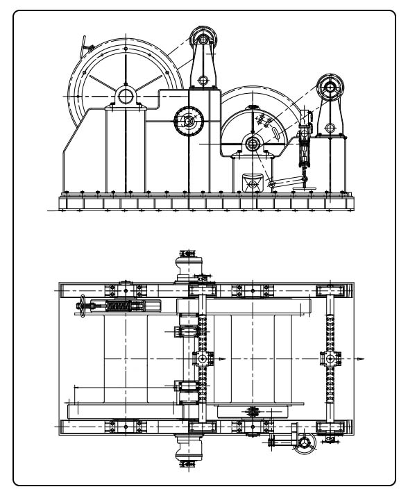 Marine Hydraulic Waterfall Mooring Winch