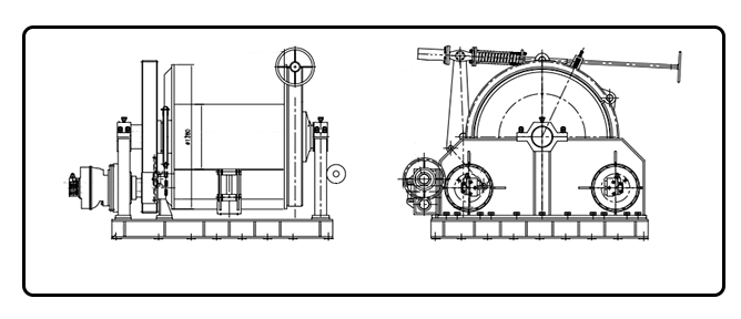 Marine Hydraulic Towing Winch