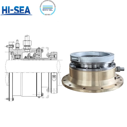 Structure and type of marine water lubrication stern shaft sealing ...