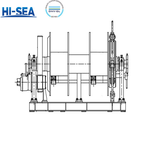 2x50kN Marine Hydraulic Double Drum Ramp Winch