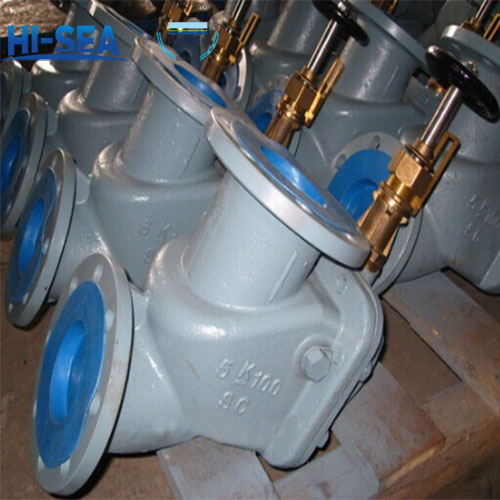 Marine Angle Type Storm Valve