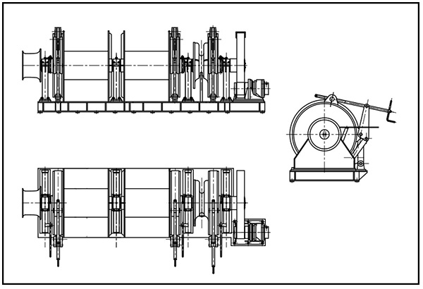 Marine Hydraulic Combined Mooring Winch
