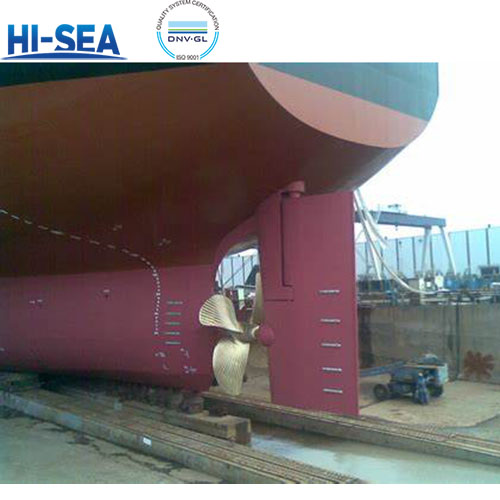 Installation process of marine shaft system