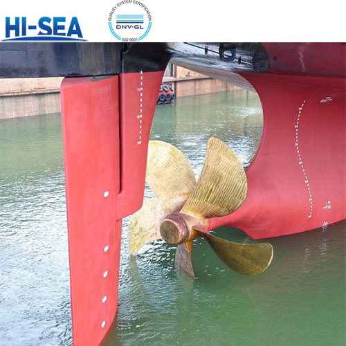 What is a marine rudder system?