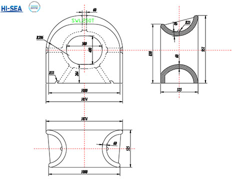 Chock for Single Point Mooring System
