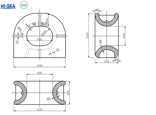 Chock for Single Point Mooring System