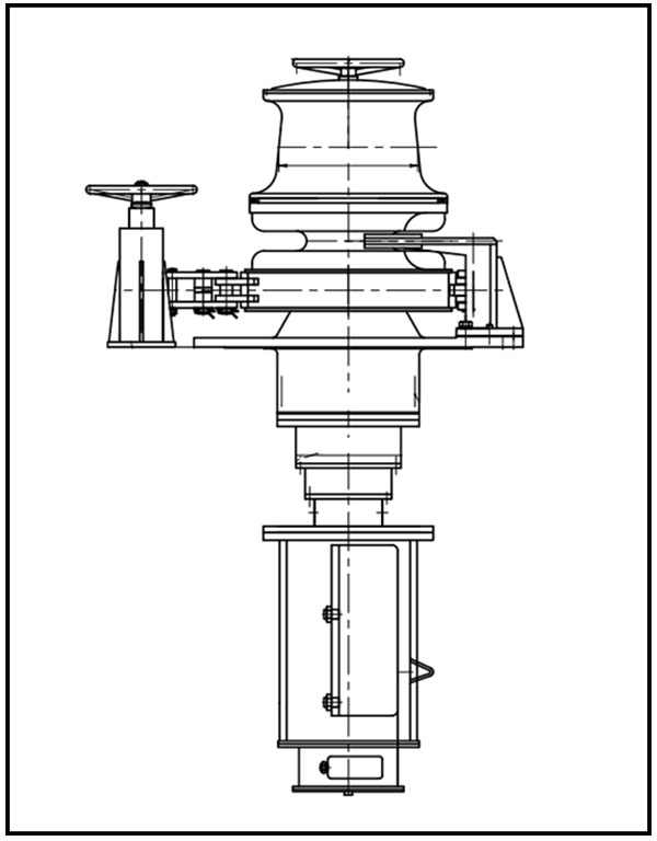 Marine Anchor Mooring Capstan