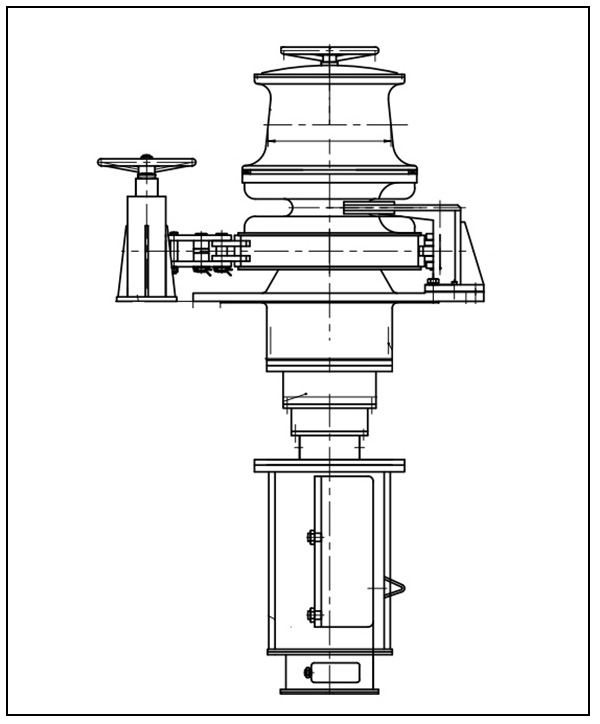 Marine Electric Vertical Mooring Capstan