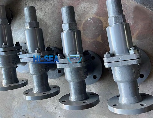 Marine Flanged Cast Iron Right Angle Safety Valve