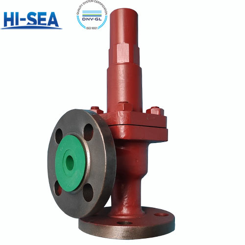 Marine Flanged Cast Iron Right Angle Safety Valve