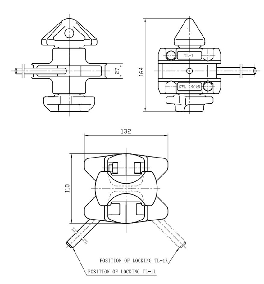 Marine Manual Twistlock