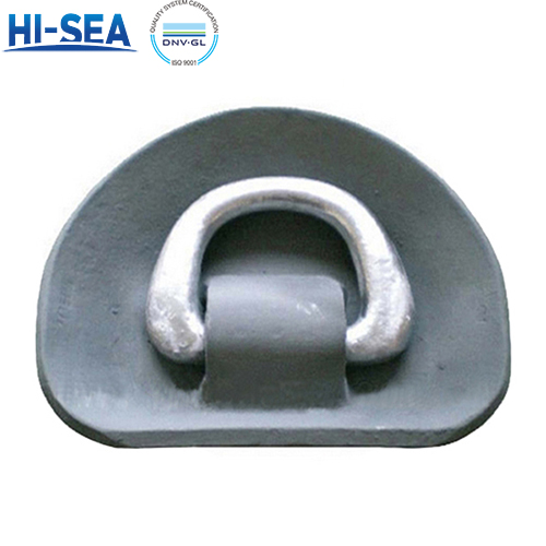 Marine RO-RO Flush D-ring