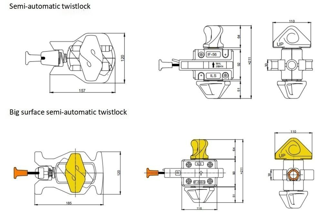 Marine Semi-automatic Twistlock