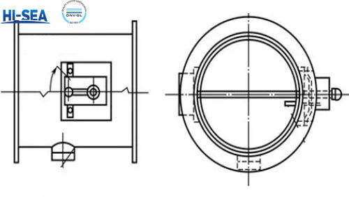 Marine Circular Fire Damper
