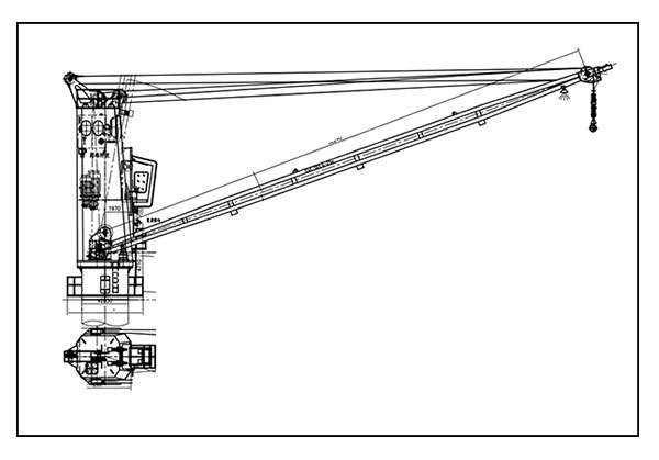 Marine Cargo Deck Crane