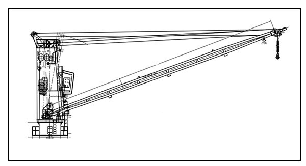 Marine Hydraulic Deck Crane