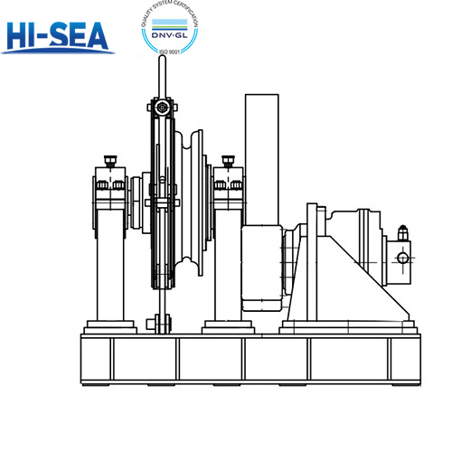 16mm Marine Hydraulic Single Gypsy Anchor Windlass