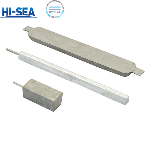 Block Type Zinc Anode