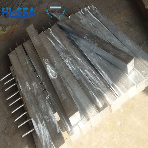 Block Type Zinc Anode