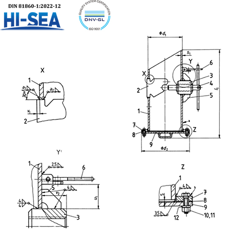 DIN 81860-1 Cable Releaser