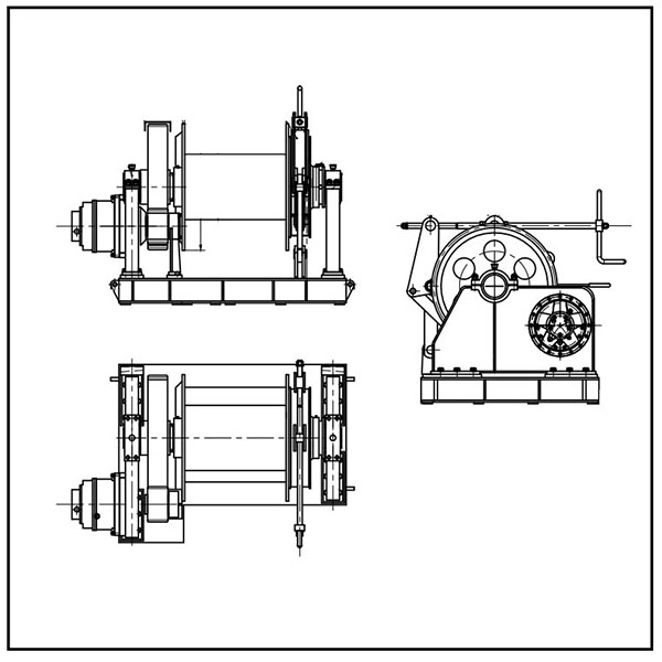 Marine Mooring Winch For Ro-ro Ship