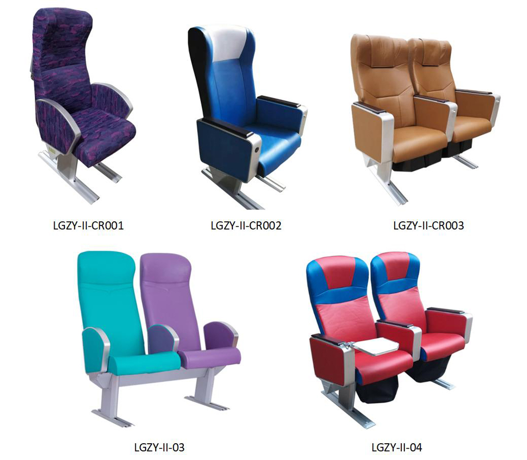 Adjustable Passenger Seat with Closed Armrest