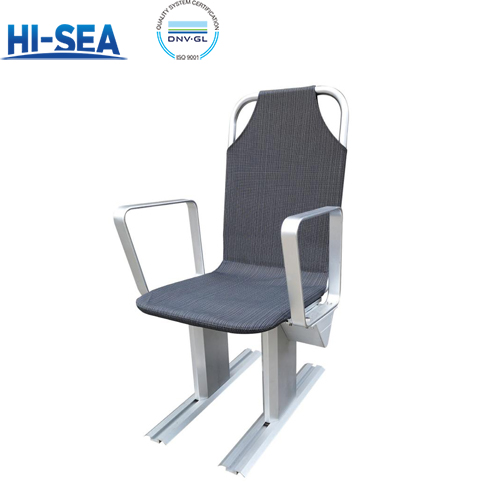 Crew Seat with Aluminum Armrest