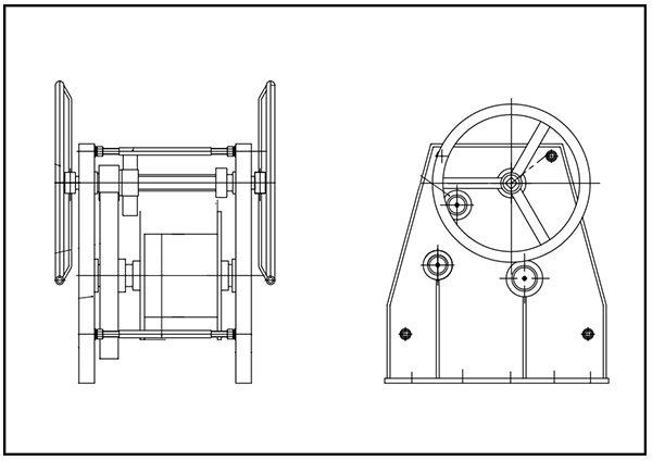Marine Hand Mooring Winch