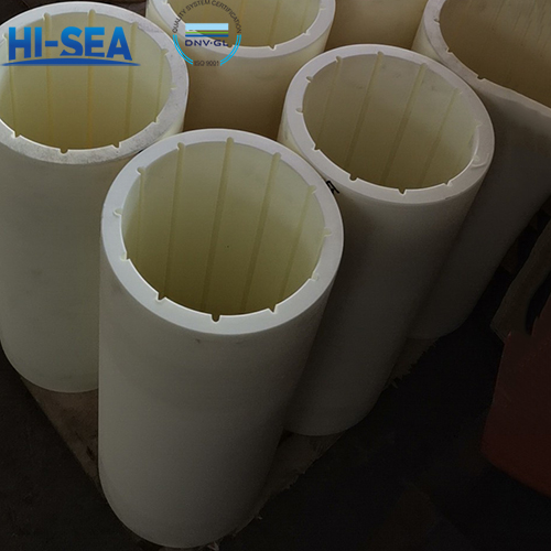 Polymer bearings used in marine shaft systems