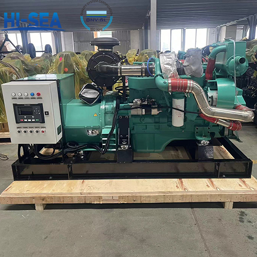 Working conditions of marine diesel generator sets